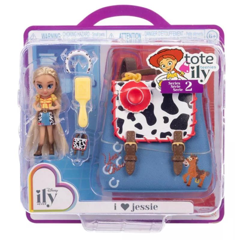 Jakks - Disney ILY 4ever 2.25 Tote-ily Teenies Jessie Inspired Doll Se