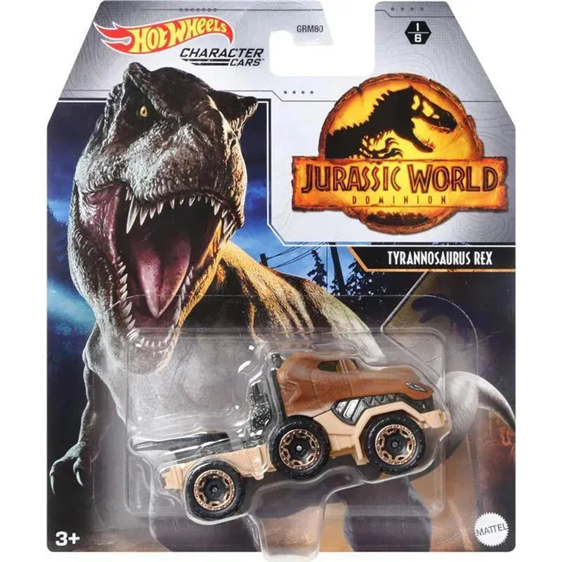 Mattel - Hot Wheels Character Cars Jurassic World Tyrannosaurus Rex ...