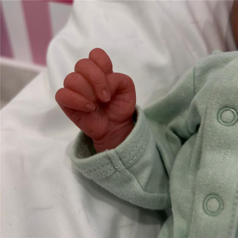 Reborn Baby Doll - White Vinyl, Michael Asleep