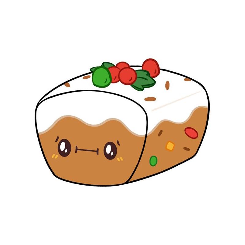 Squishable - Mini Comfort Food Fruitcake Plush Toy